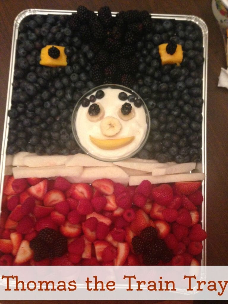 Thomas the Train Fruit Tray - The Produce Moms