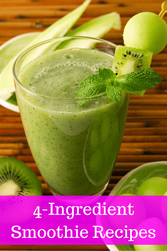 4 Ingredient Smoothies | Easy Smoothie Recipes - The Produce Mom