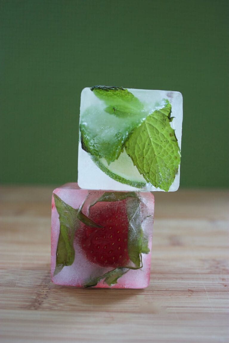 Flavored Ice Cubes | How to Make Herb and Fruit Infused Ice Cubes