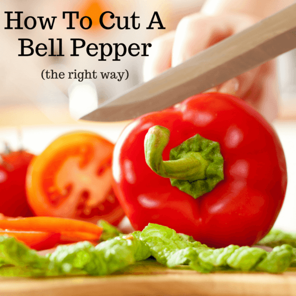 How To Cut a Bell Pepper - The Produce Mom