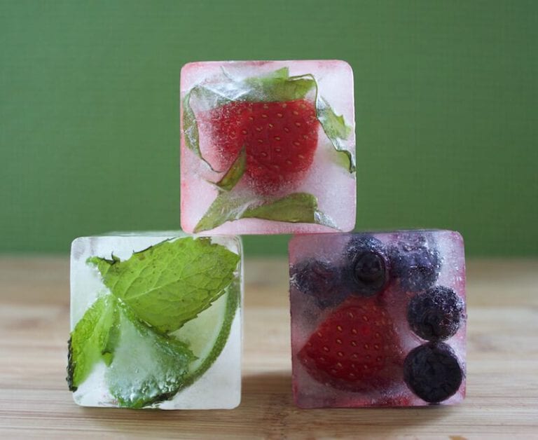 Flavored Ice Cubes | How to Make Herb and Fruit Infused Ice Cubes
