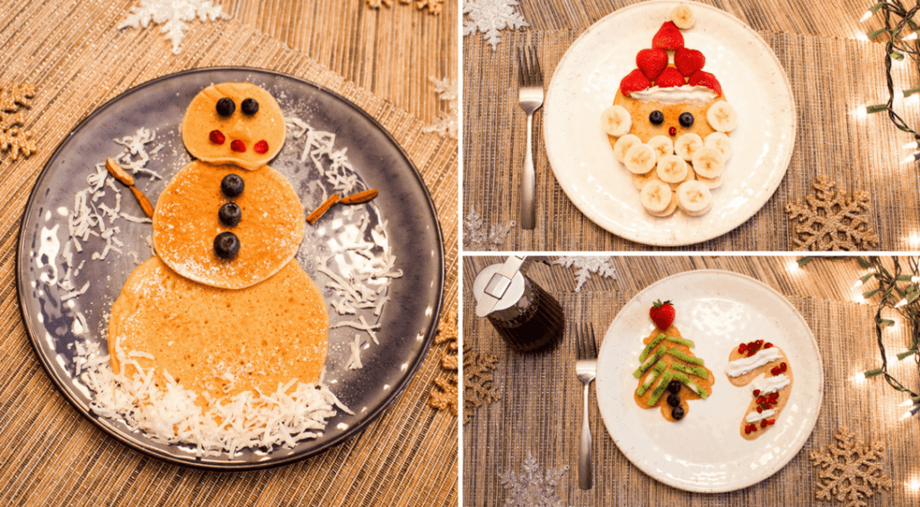 Christmas Pancakes | Christmas Breakfast for Kids - The Produce Moms