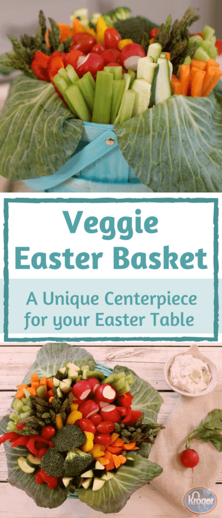 How To Make A Veggie Easter Basket | Easter Vegetable Tray