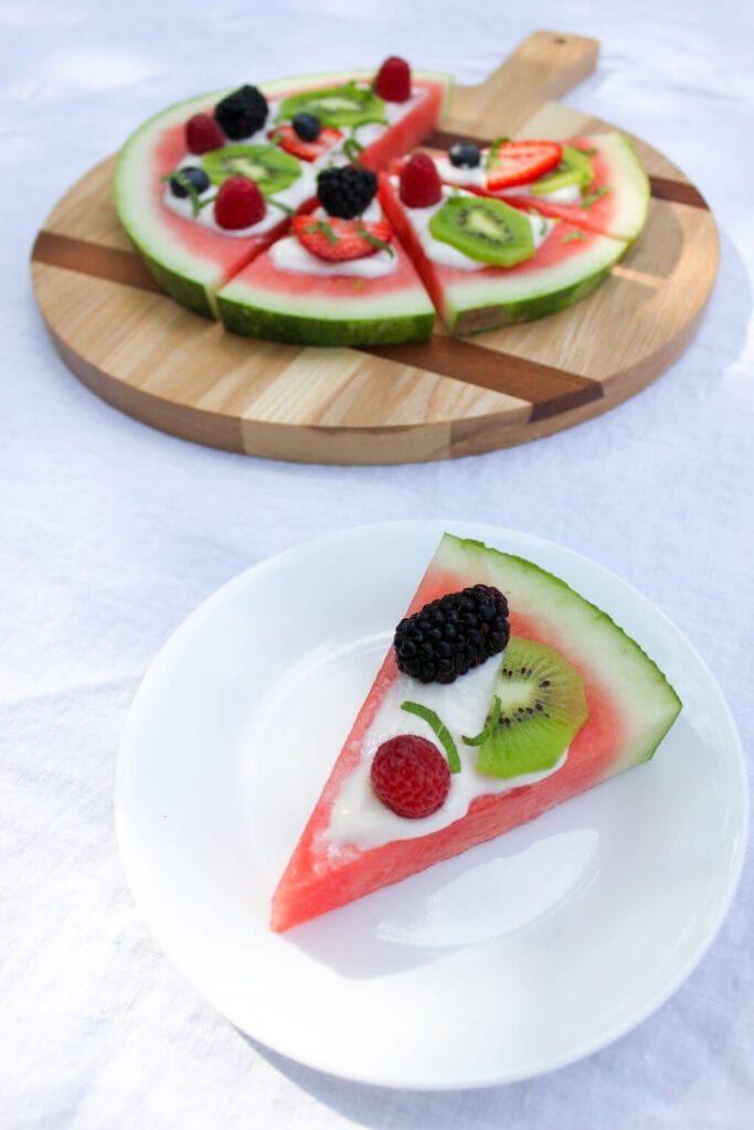 Watermelon Pizza | Easy Fruit Pizza Recipe - The Produce Moms
