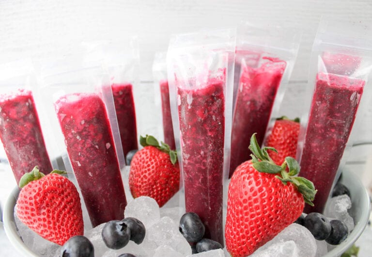 Berry and Beet Ice Pops - No Added Sugar! | The Produce Moms