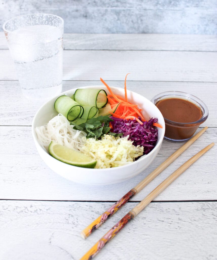 Spring Roll Bowls | Vegetarian & Gluten Free - The Produce Moms