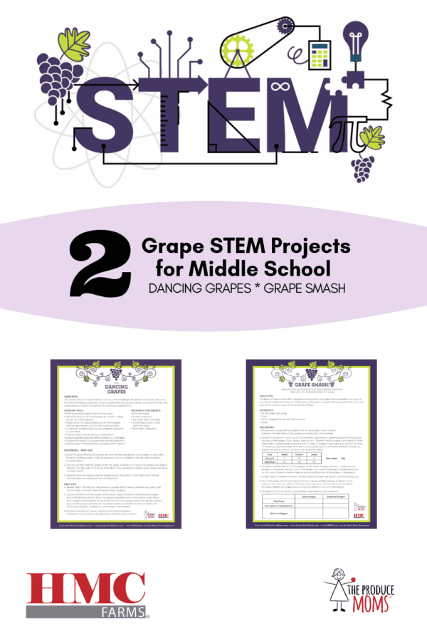 Experiment with Grapes: Two Middle School STEM Projects