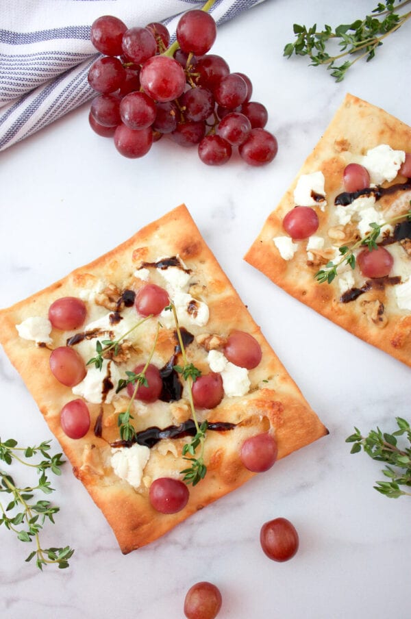 SpongeBob and PAW Patrol Grapes + Grape Flatbread Pizza Recipe