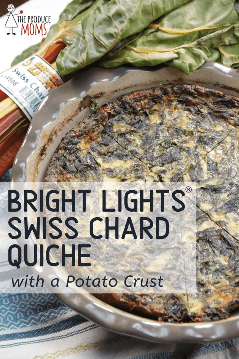 Bright Lights® Swiss Chard Quiche with Potato Crust - The Produce Moms