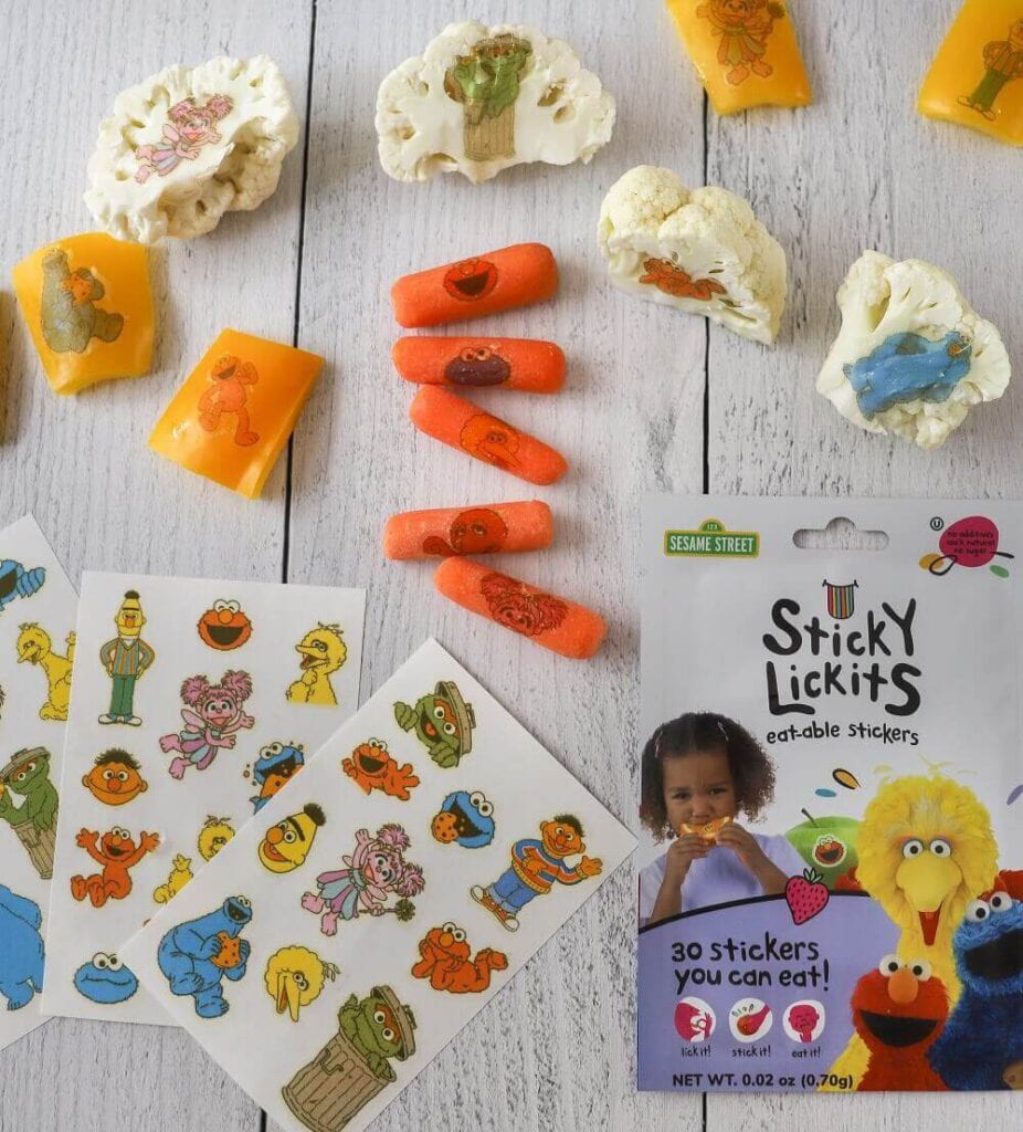 Introducing Sesame Street StickyLickits - The Produce Moms