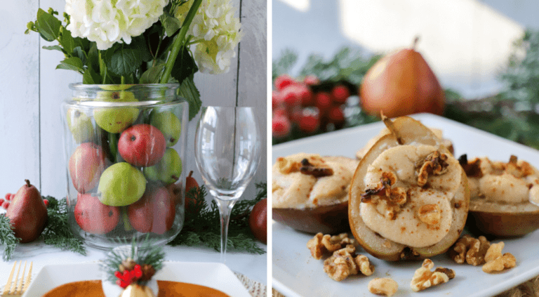 Celerbrate the Holidays with Green and Red Anjou Pears