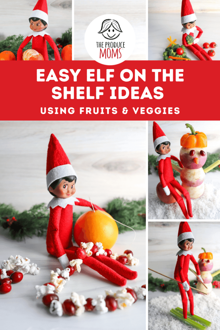 Easy Elf on the Shelf Ideas Using Fruits and Veggies - The Produce Moms