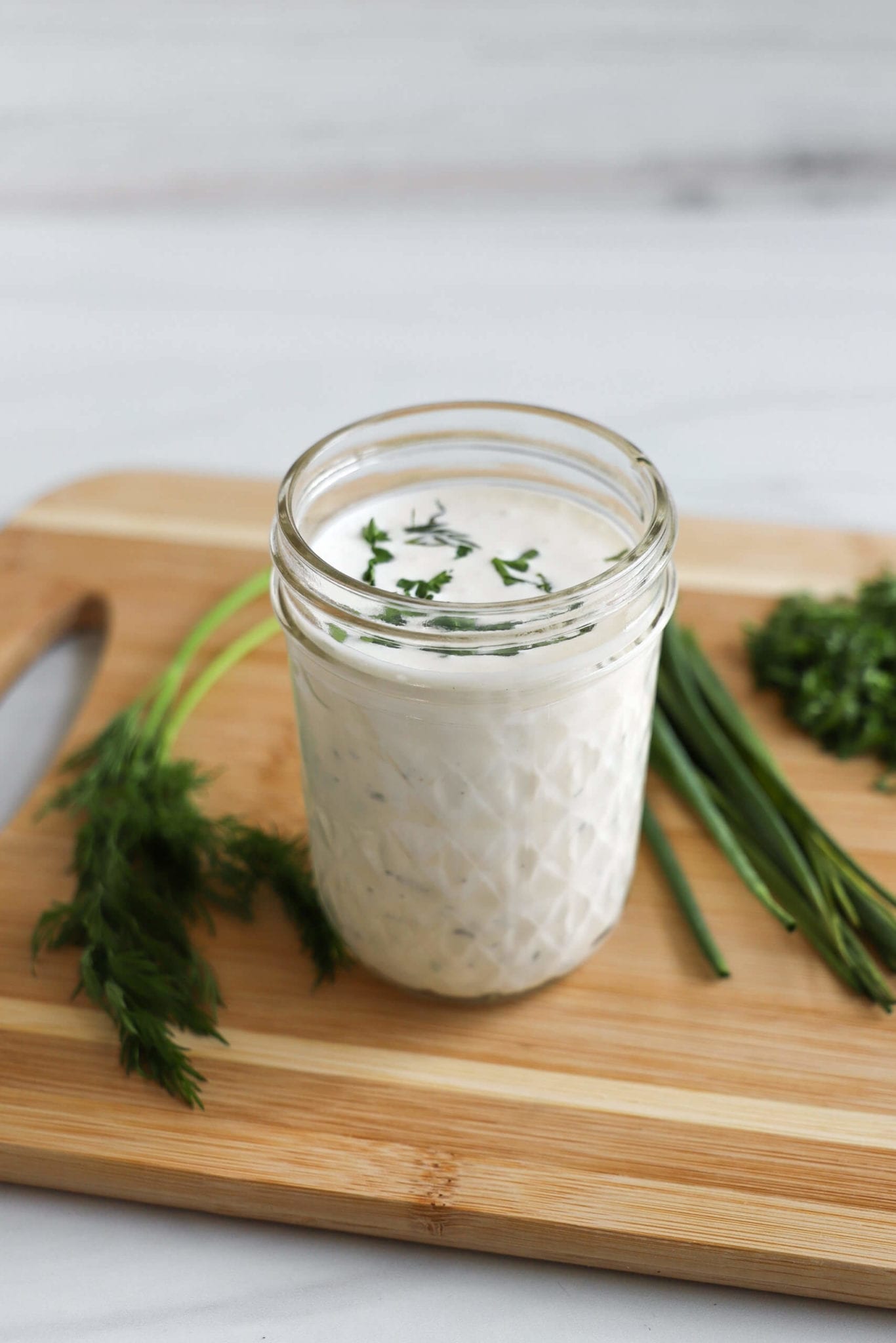 Homemade Ranch Dressing with Fresh Herbs - The Produce Moms
