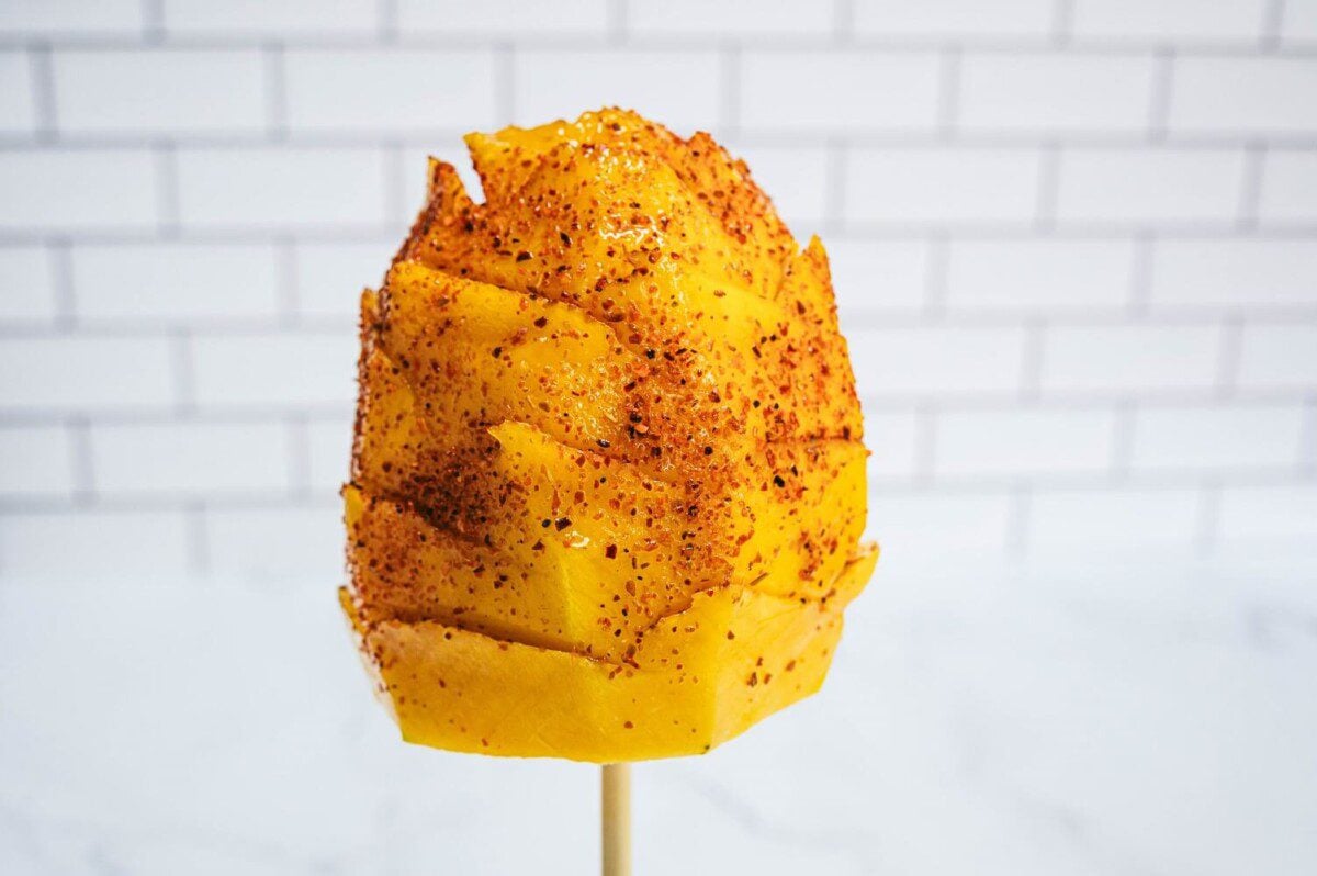 Sweet and Refreshing Mango on a Stick - The Produce Moms