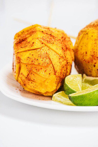 Sweet and Refreshing Mango on a Stick - The Produce Moms