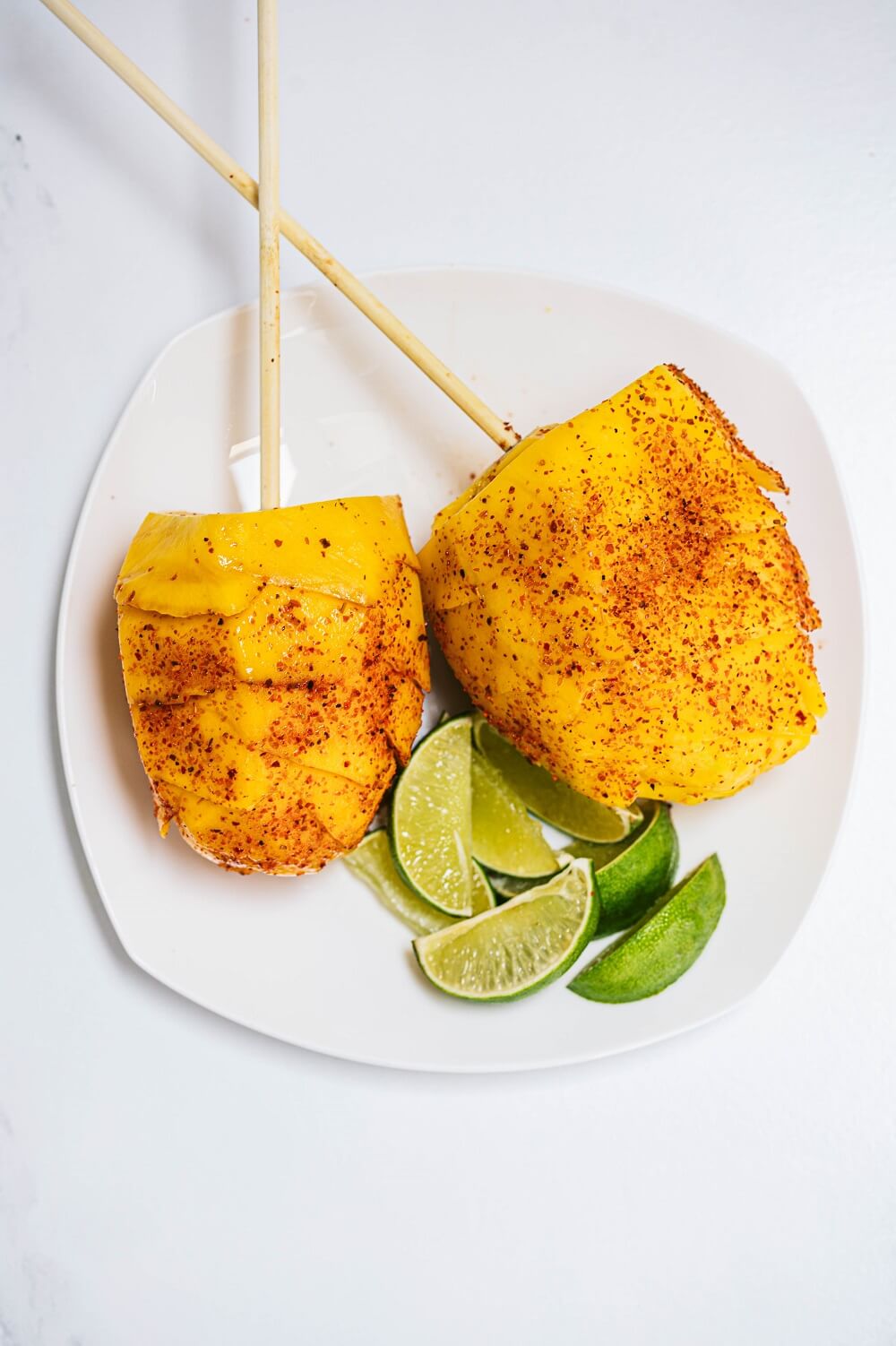 Sweet and Refreshing Mango on a Stick - The Produce Moms