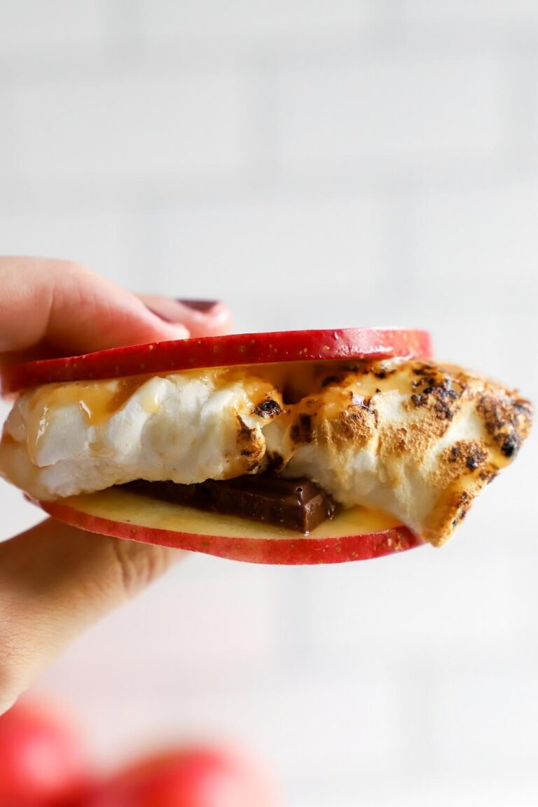 Caramel Apple S'mores - The Produce Moms