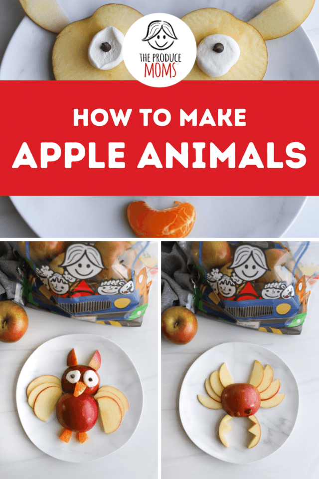 How to Make Apple Animals - The Produce Moms