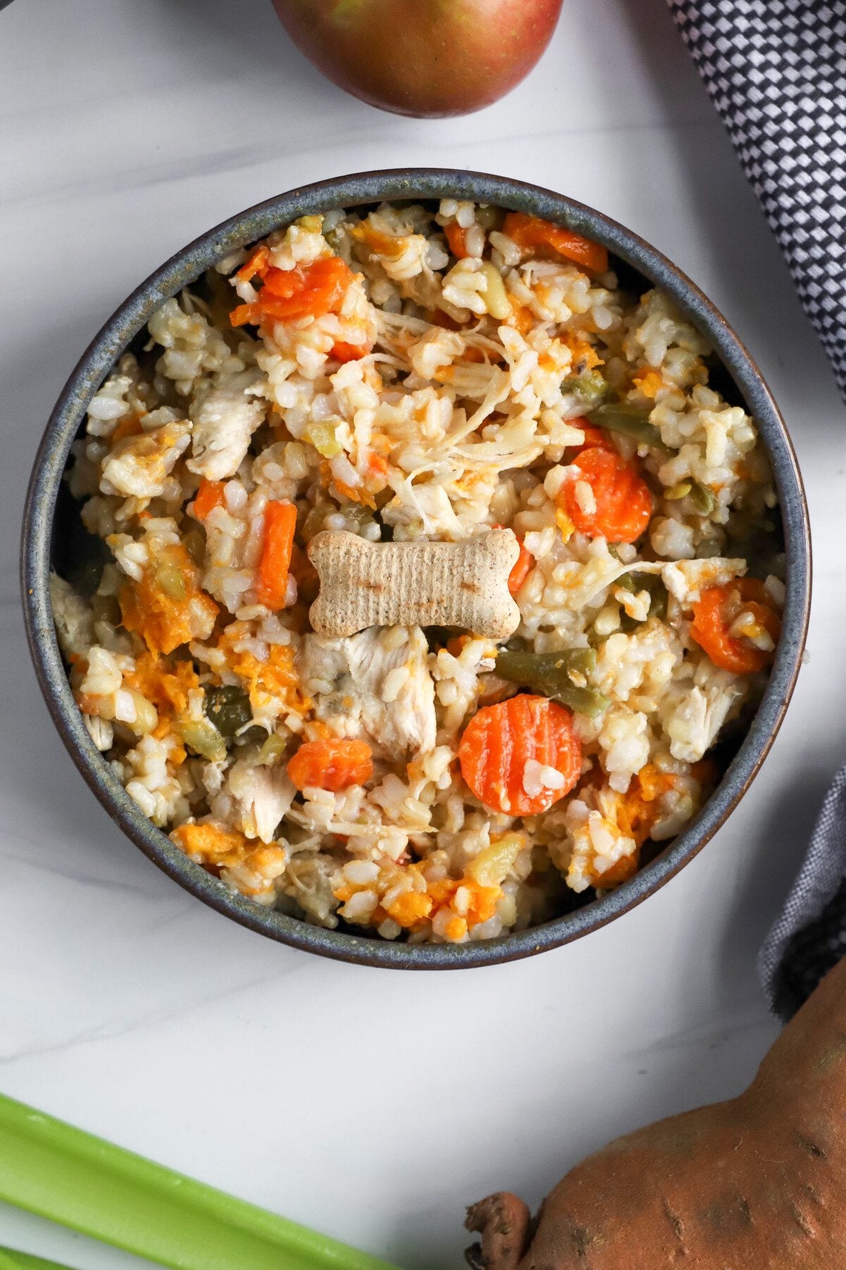 Chicken and Sweet Potato Instant Pot Dog Food - The Produce Moms