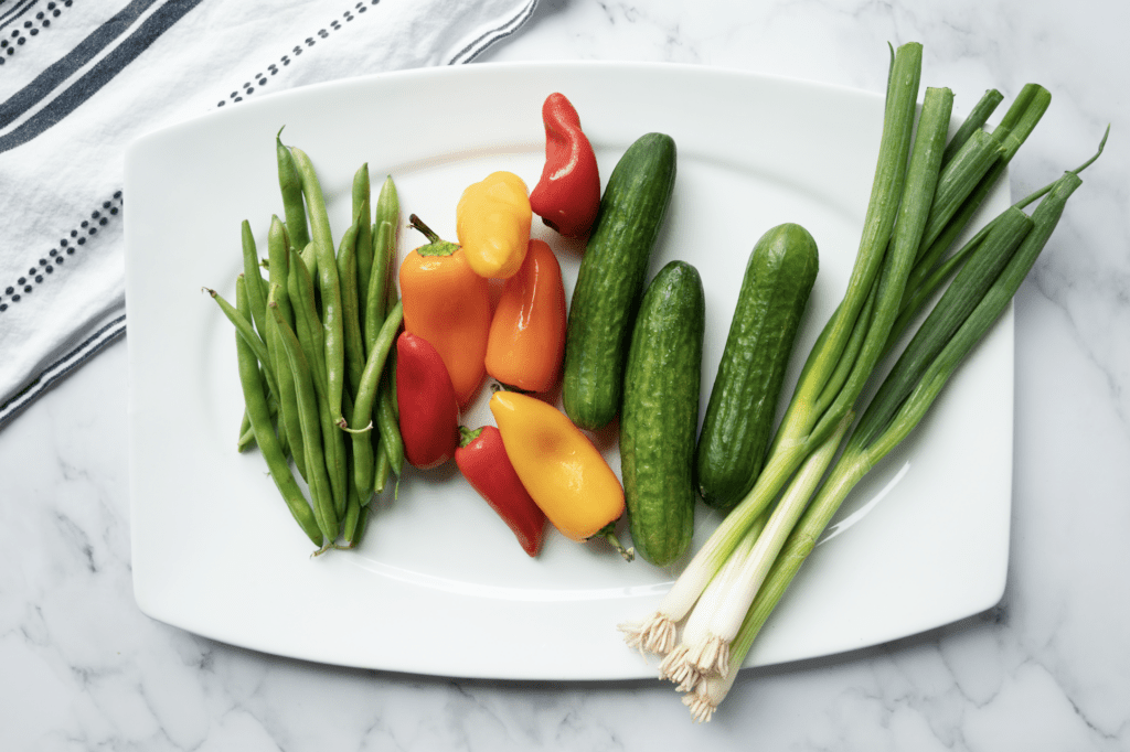 Flower Vegetable Tray - The Produce Moms