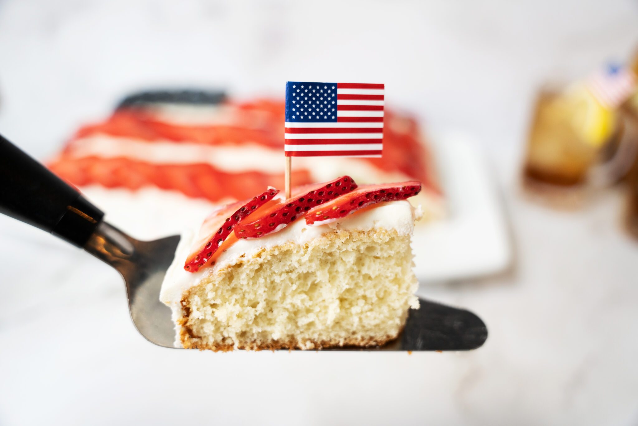 American Flag Cake - The Produce Moms