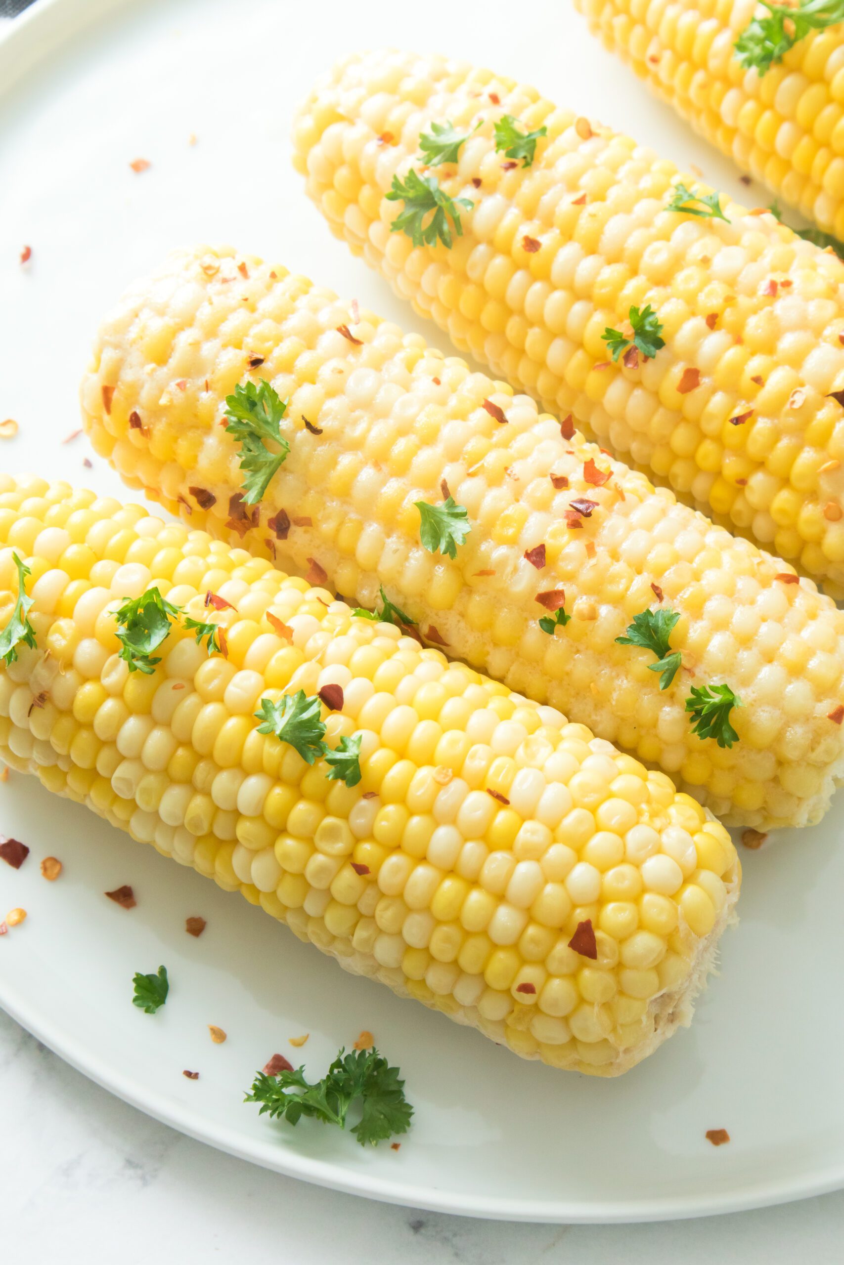 Hot Honey Boiled Corn on the Cob - The Produce Moms