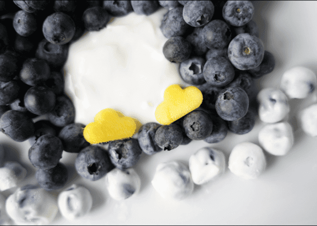 Blueberry Penguin Birthday Party Food Art Idea - The Produce Moms