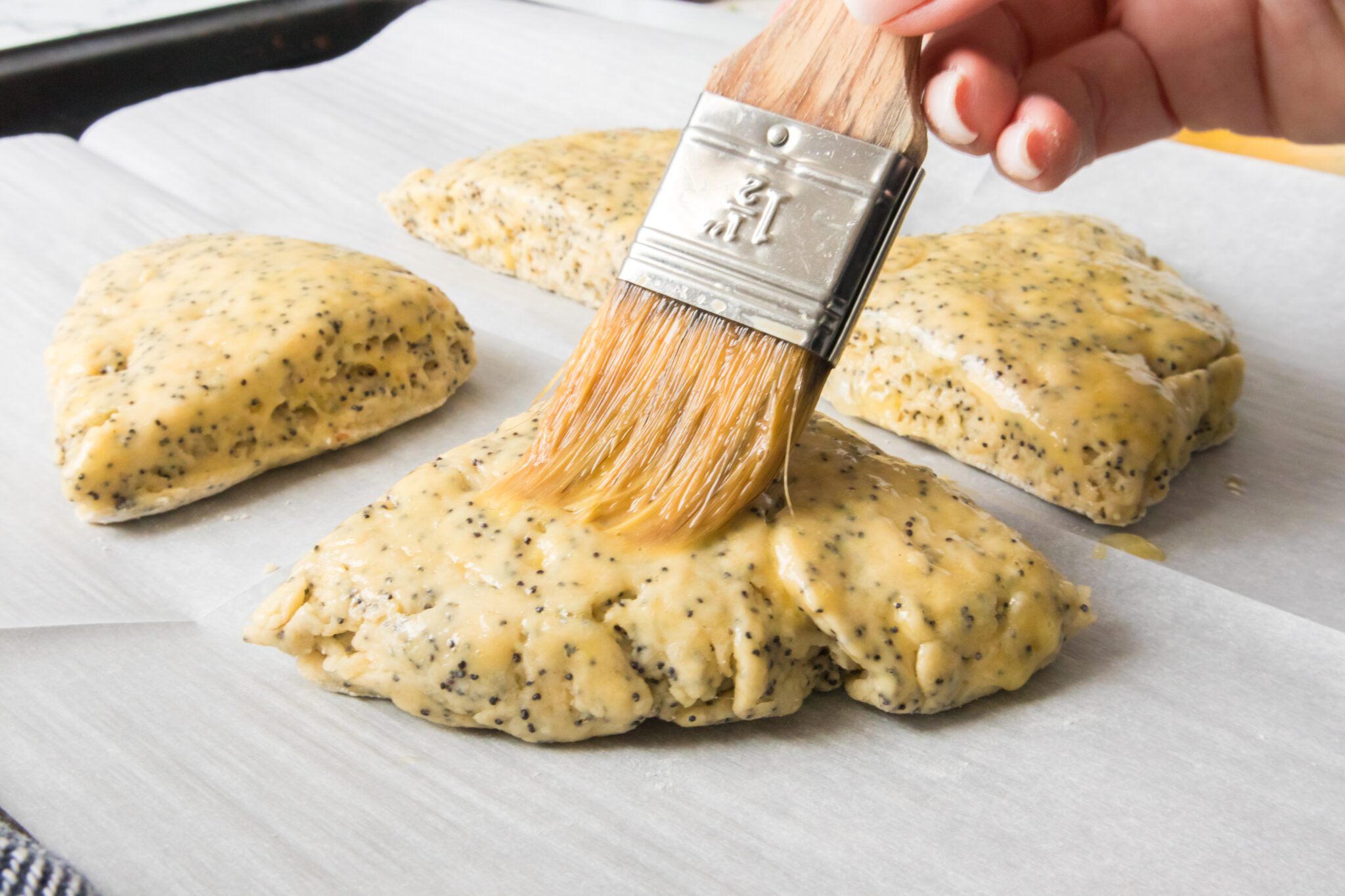 Poppy Seed Meyer Lemon Scone Recipe - The Produce Moms
