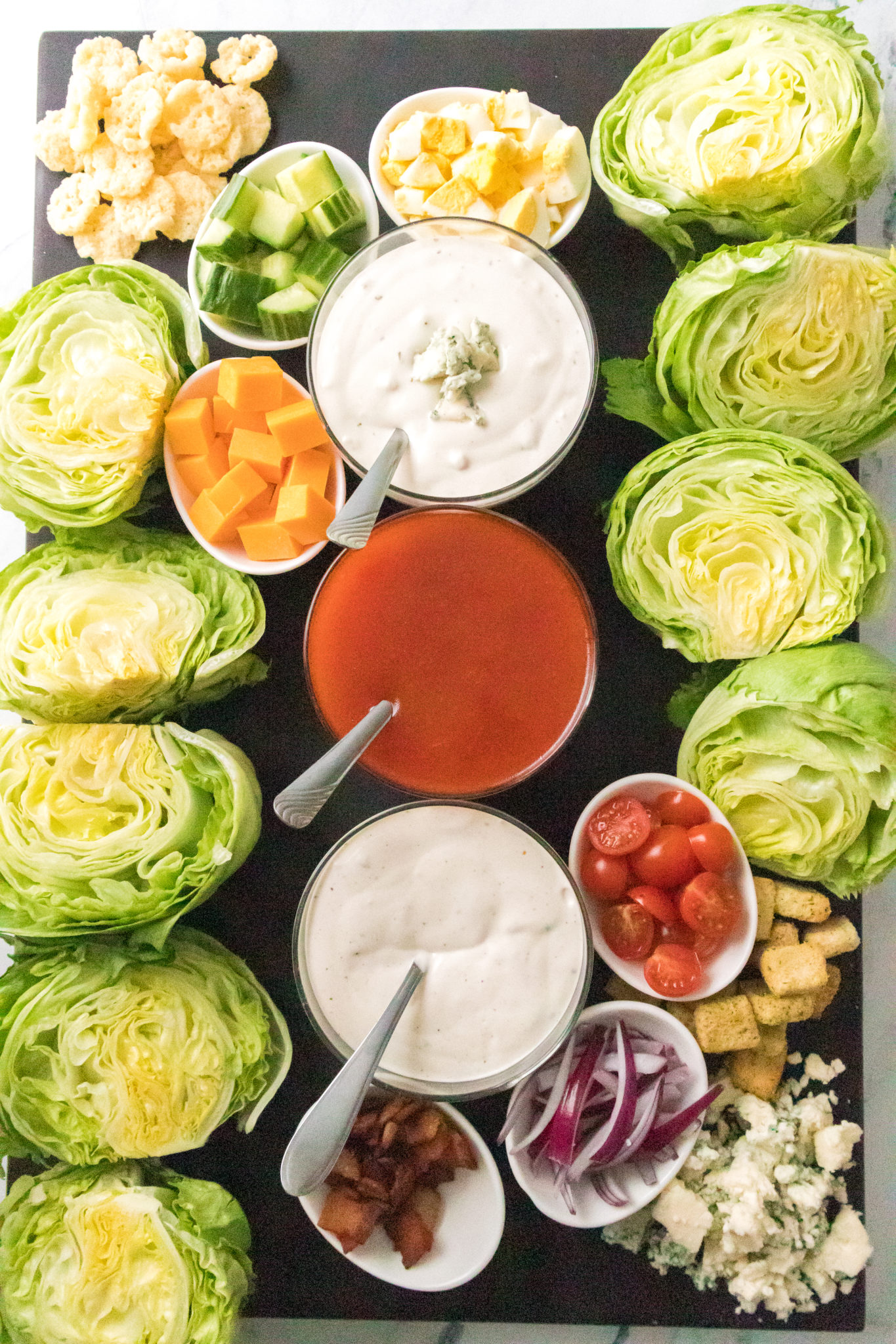 Wedge Salad Board - The Produce Moms