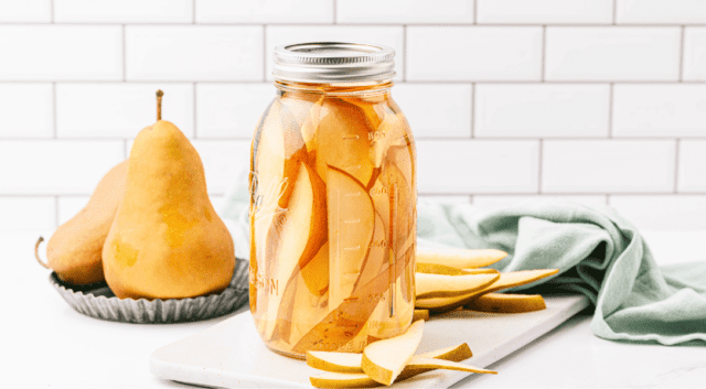 All Natural Pear Infused Vodka Made From Your Kitchen - The Produce Moms