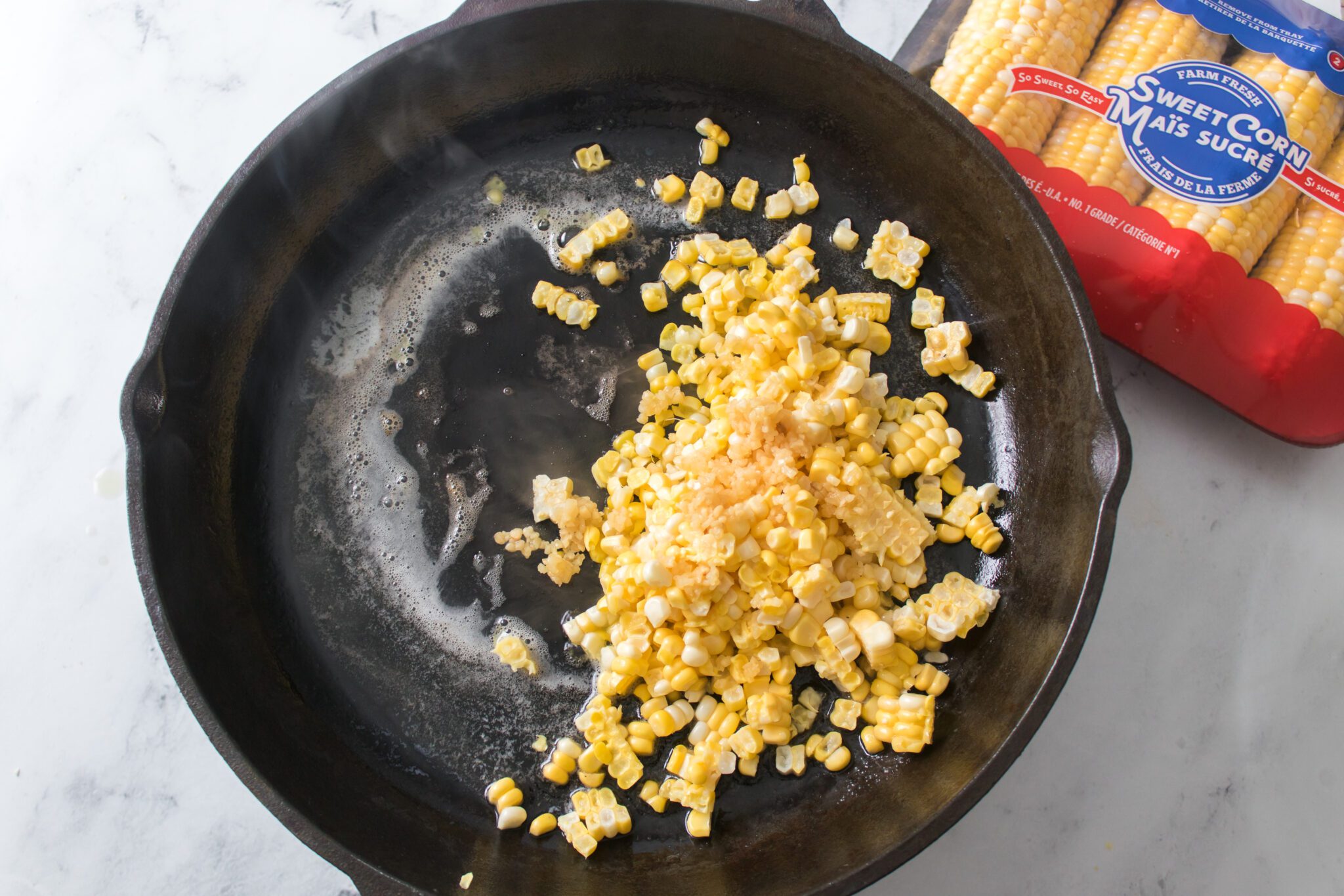 Skillet Hot Corn Dip - The Produce Moms
