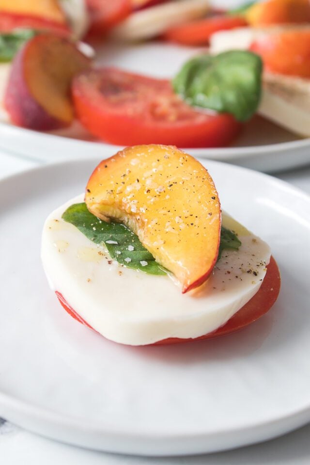 Peach Caprese - The Produce Moms