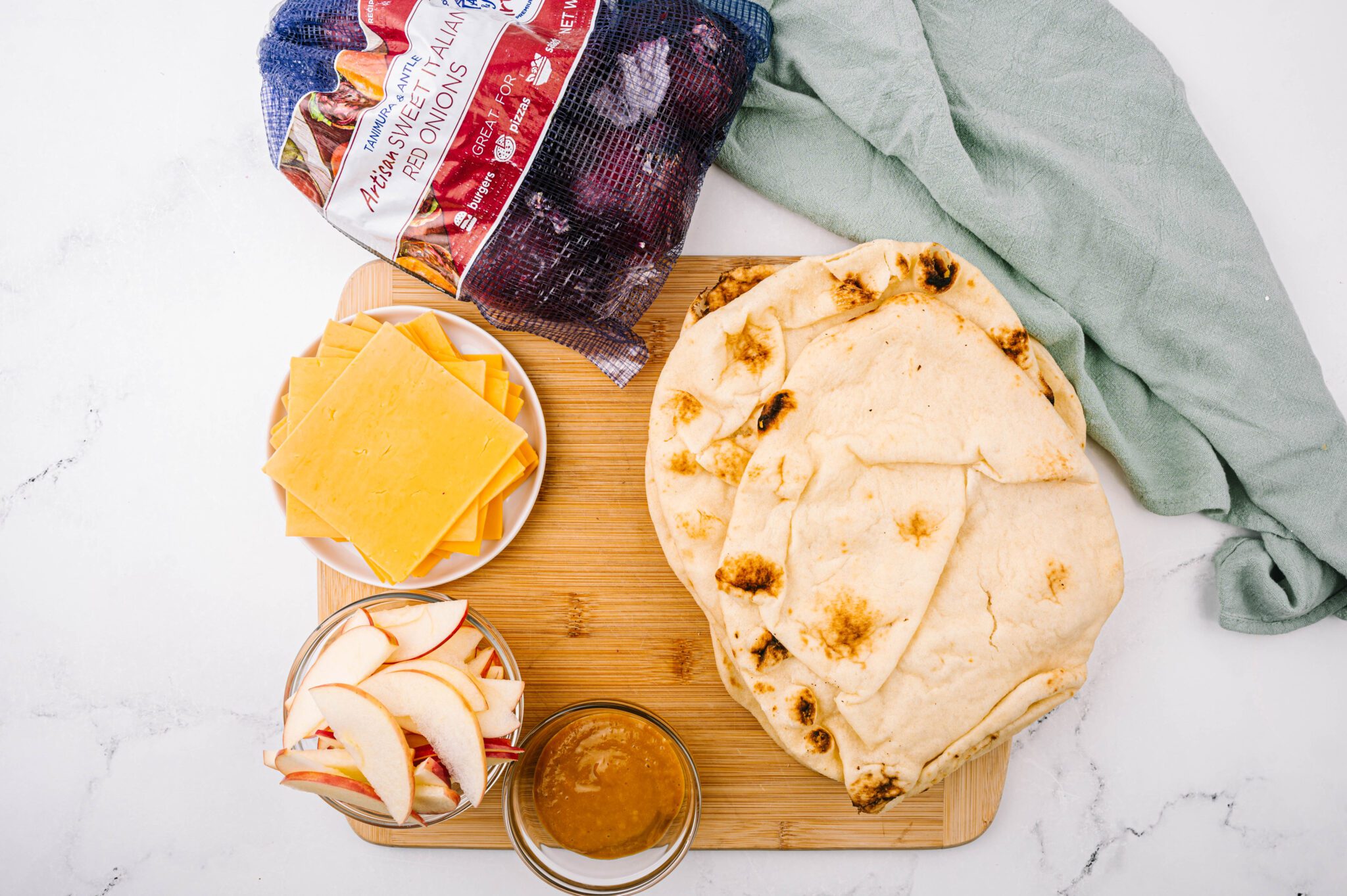 Sweet Red Onion and Apple Panini Sandwich in Six Minutes - The Produce Moms