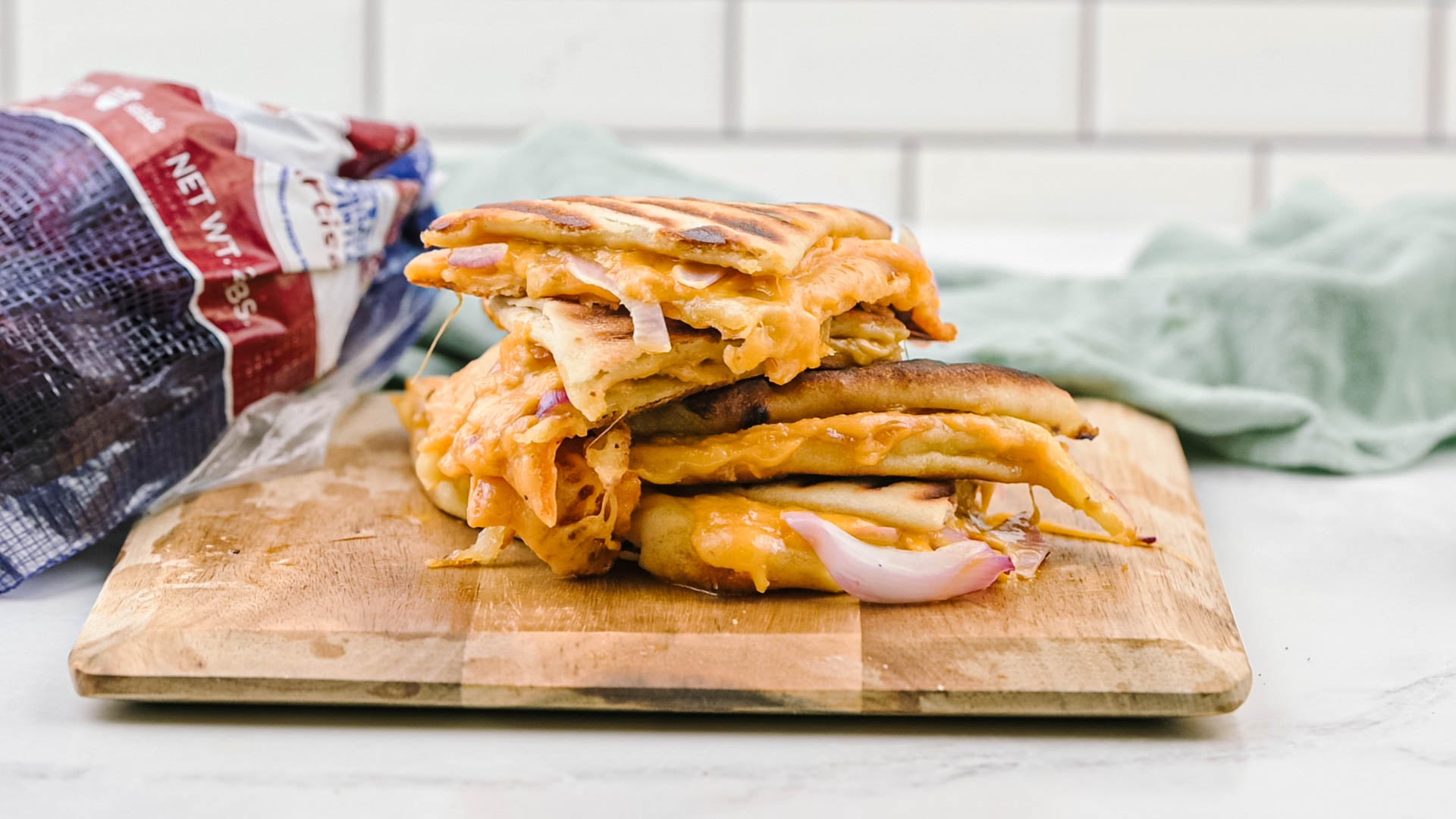 Sweet Red Onion and Apple Panini Sandwich in Six Minutes - The Produce Moms