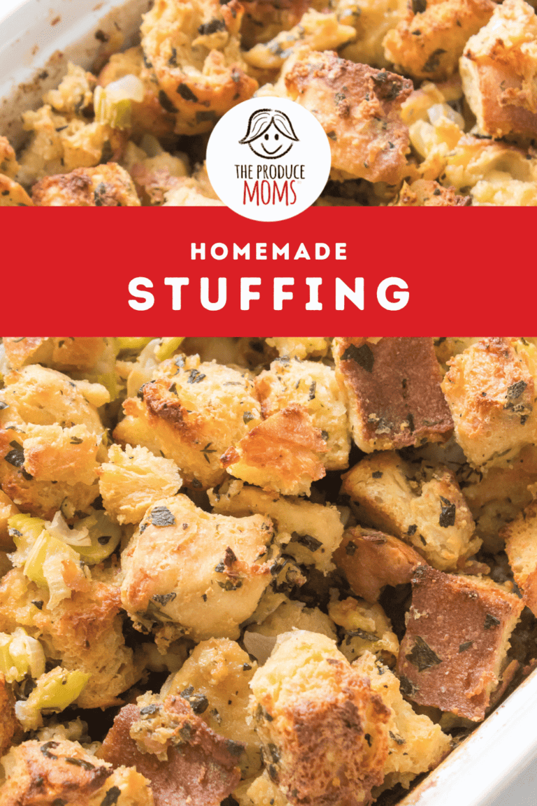 Homemade Stuffing Recipe - The Produce Moms