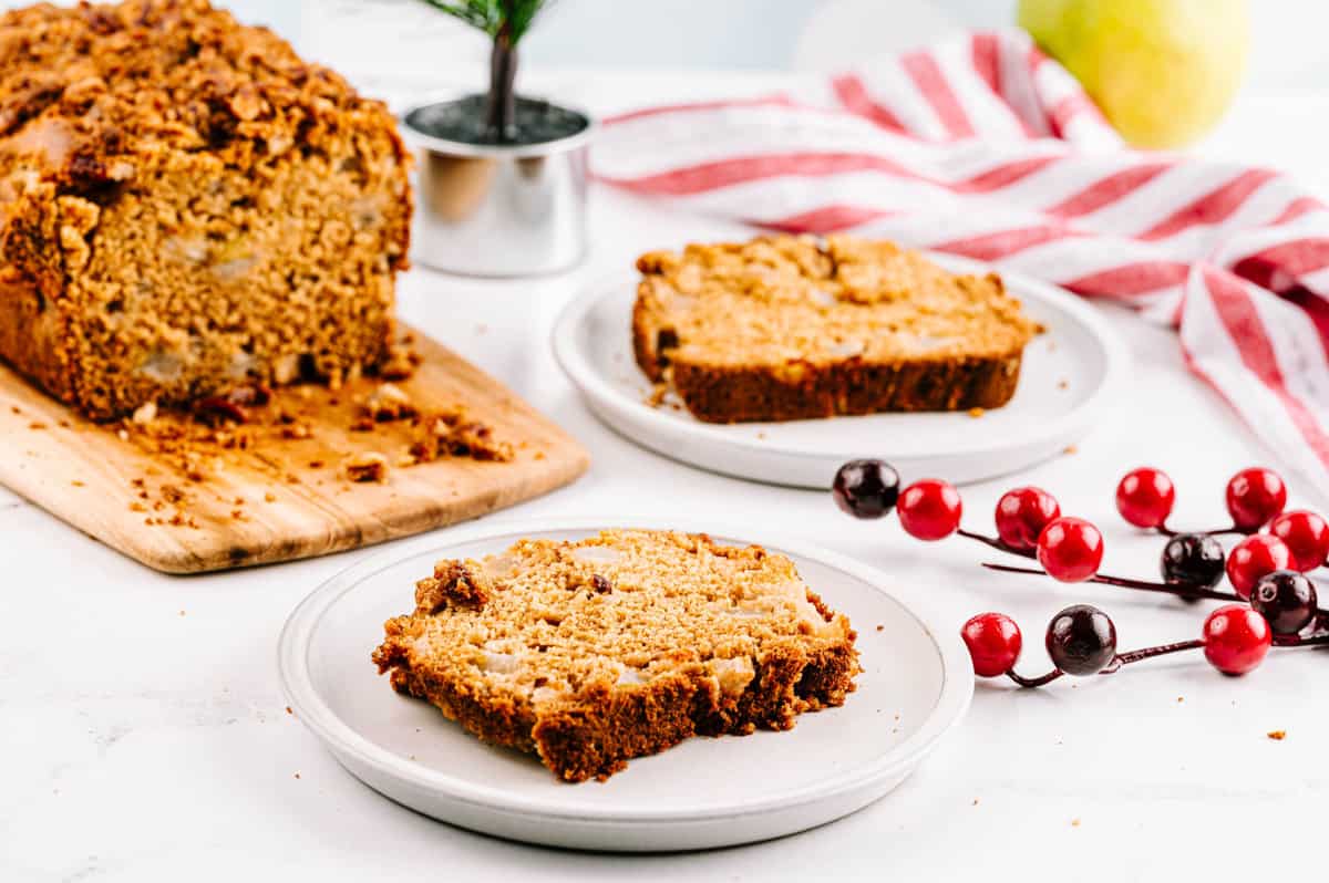 Spicy Homemade Gingerbread Loaf Recipe… Made With Sweet Pears! - The ...