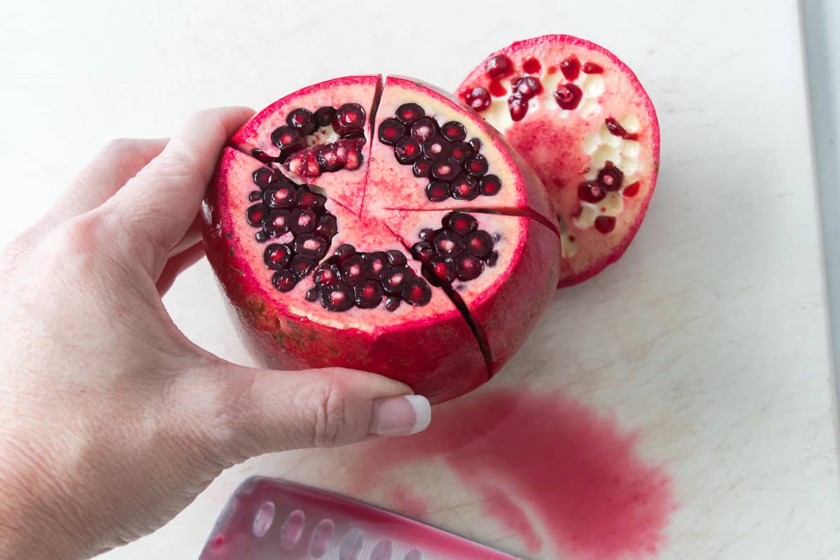 Pomegranate Chocolate Clusters - The Produce Moms