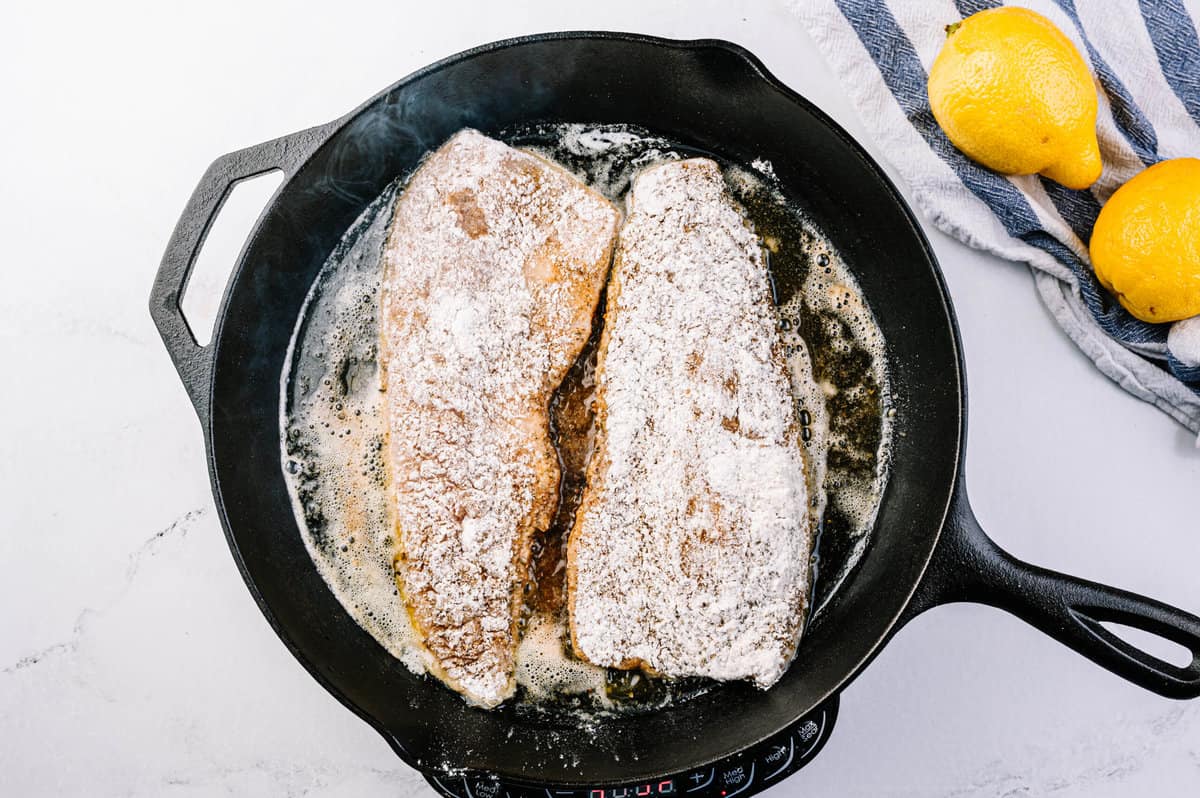 White Fish Piccata With Lemon Caper Sauce – An Easy Weekday Meal in 20 ...