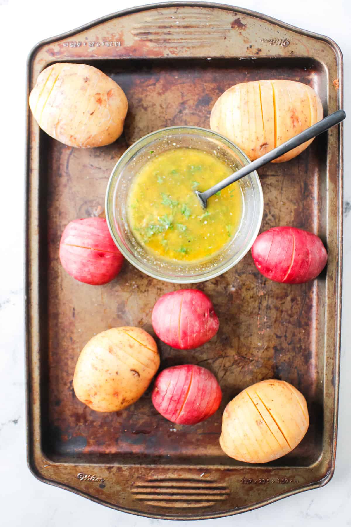 Hasselback Potatoes - The Produce Moms