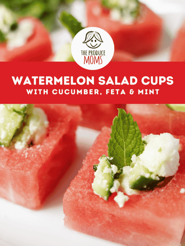 Quick & Easy Snack Idea: Watermelon Cups - The Produce Moms