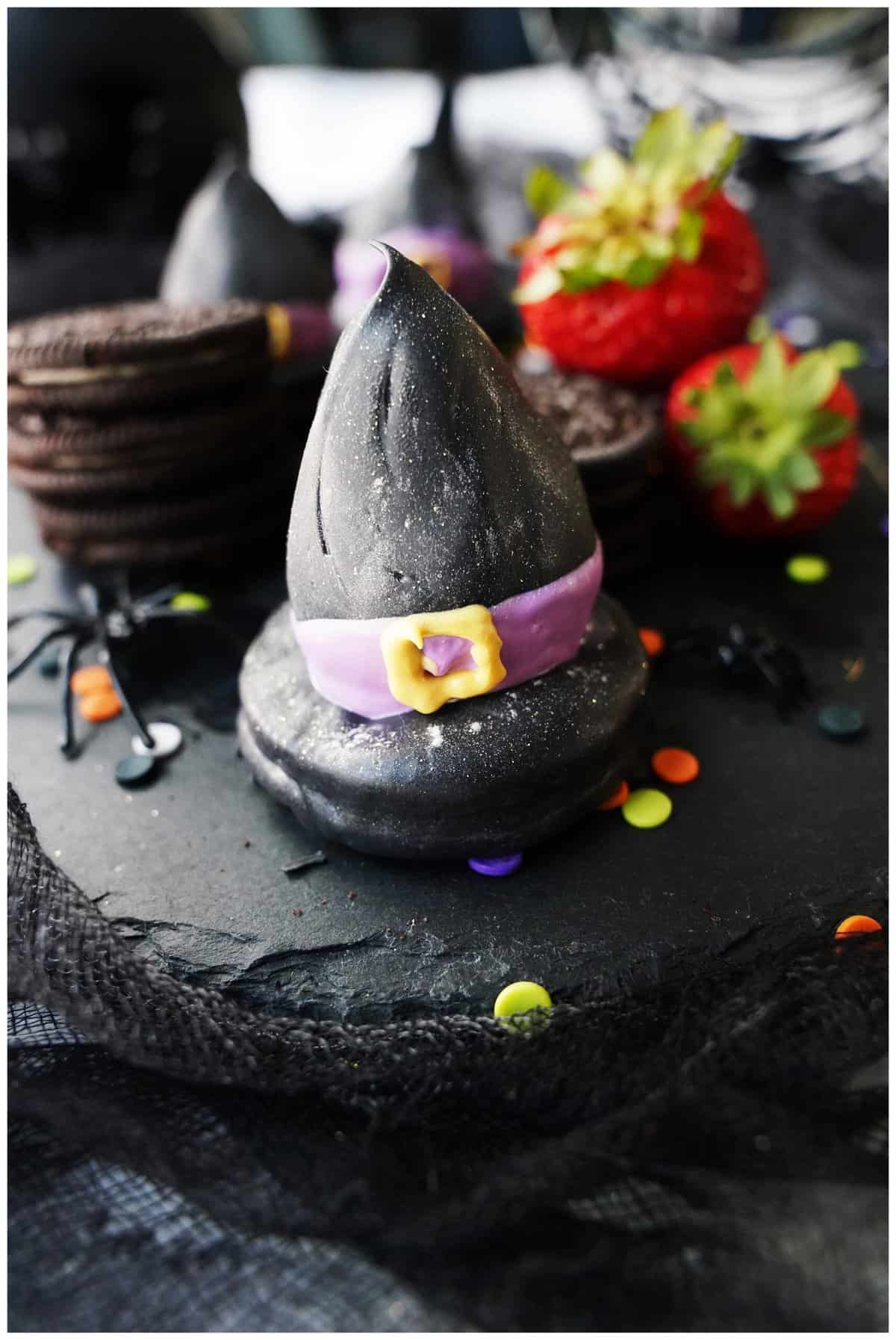 Spooktacular Oreo Witch Hats Recipe - The Produce Moms