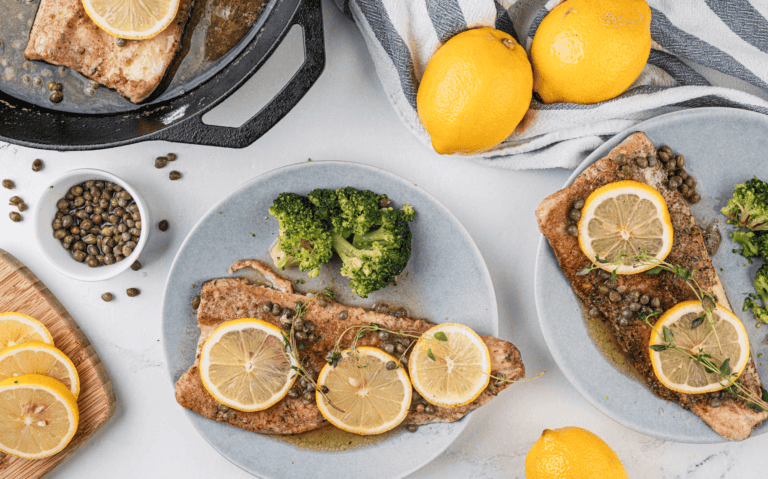 White Fish Piccata With Lemon Caper Sauce – An Easy Weekday Meal in 20 ...