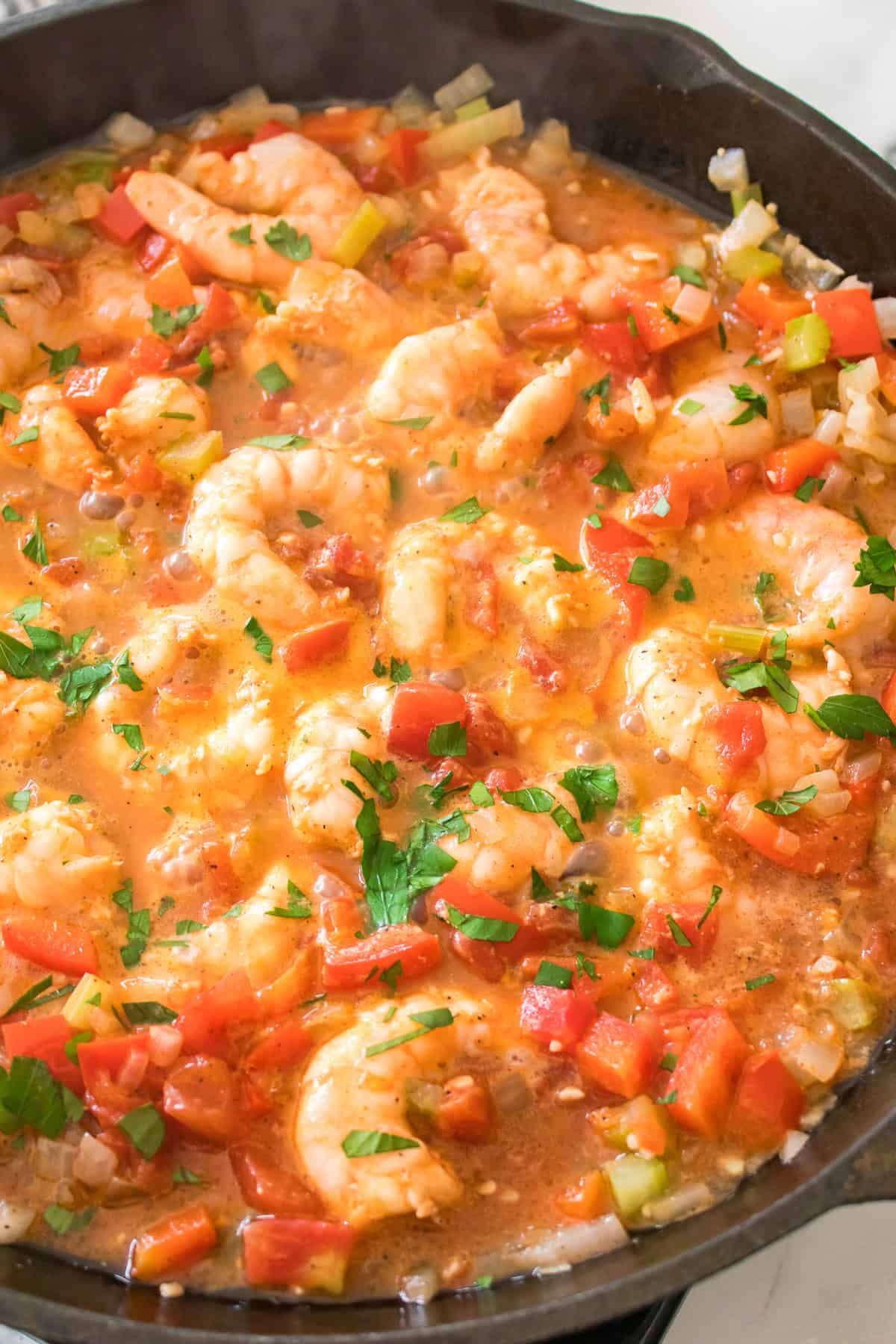 Quick & Easy Shrimp Creole Recipe - The Produce Moms