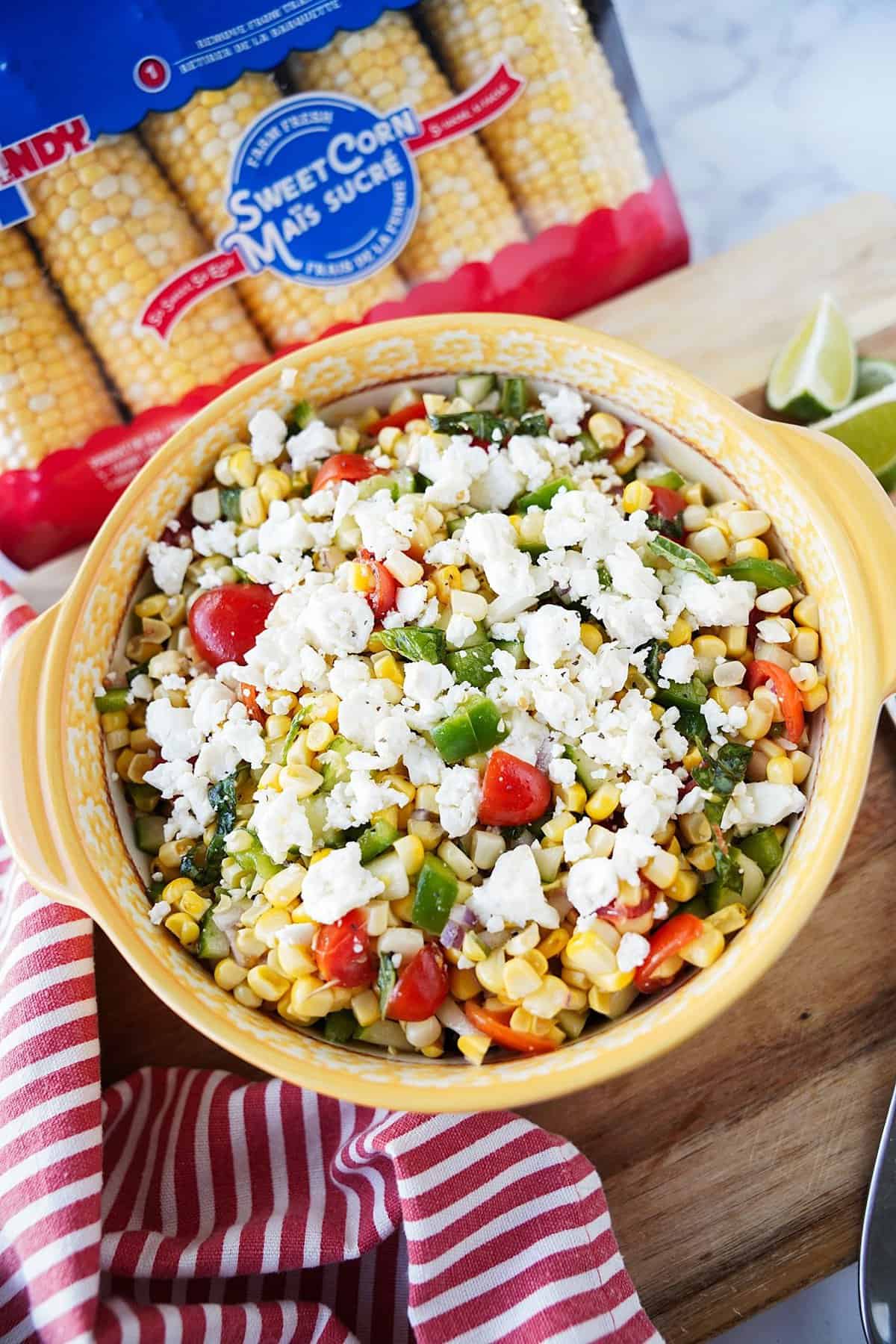 Fresh, Flavorful Grilled Corn Salad with Honey Lime Dressing in Just 25 ...