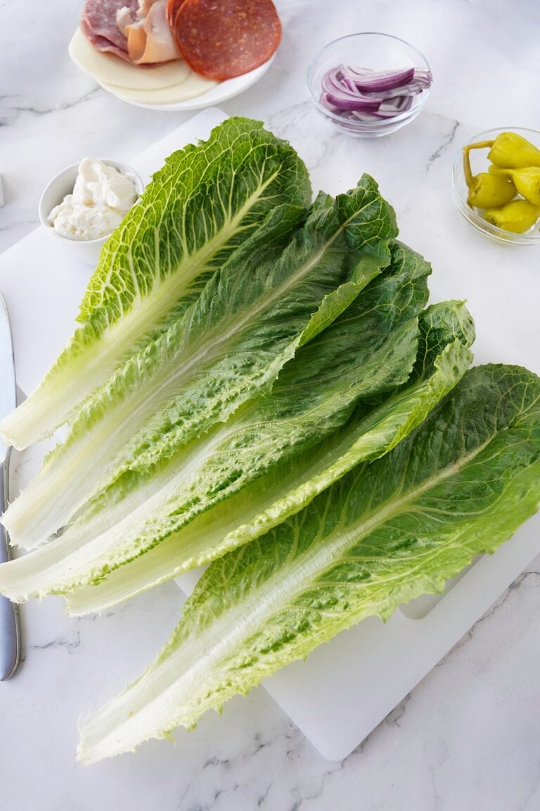Italian Sub Unwich (Lettuce Wrap) - The Produce Moms