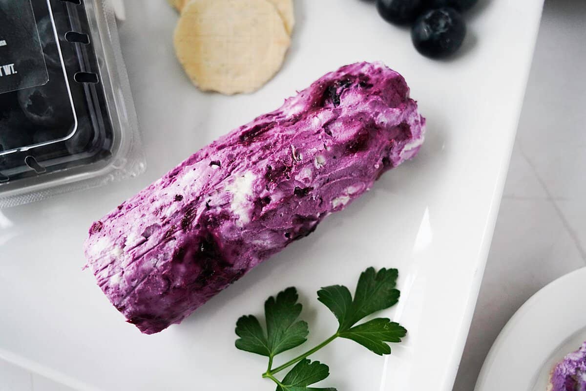 Blueberry Goat Cheese Log - The Produce Moms