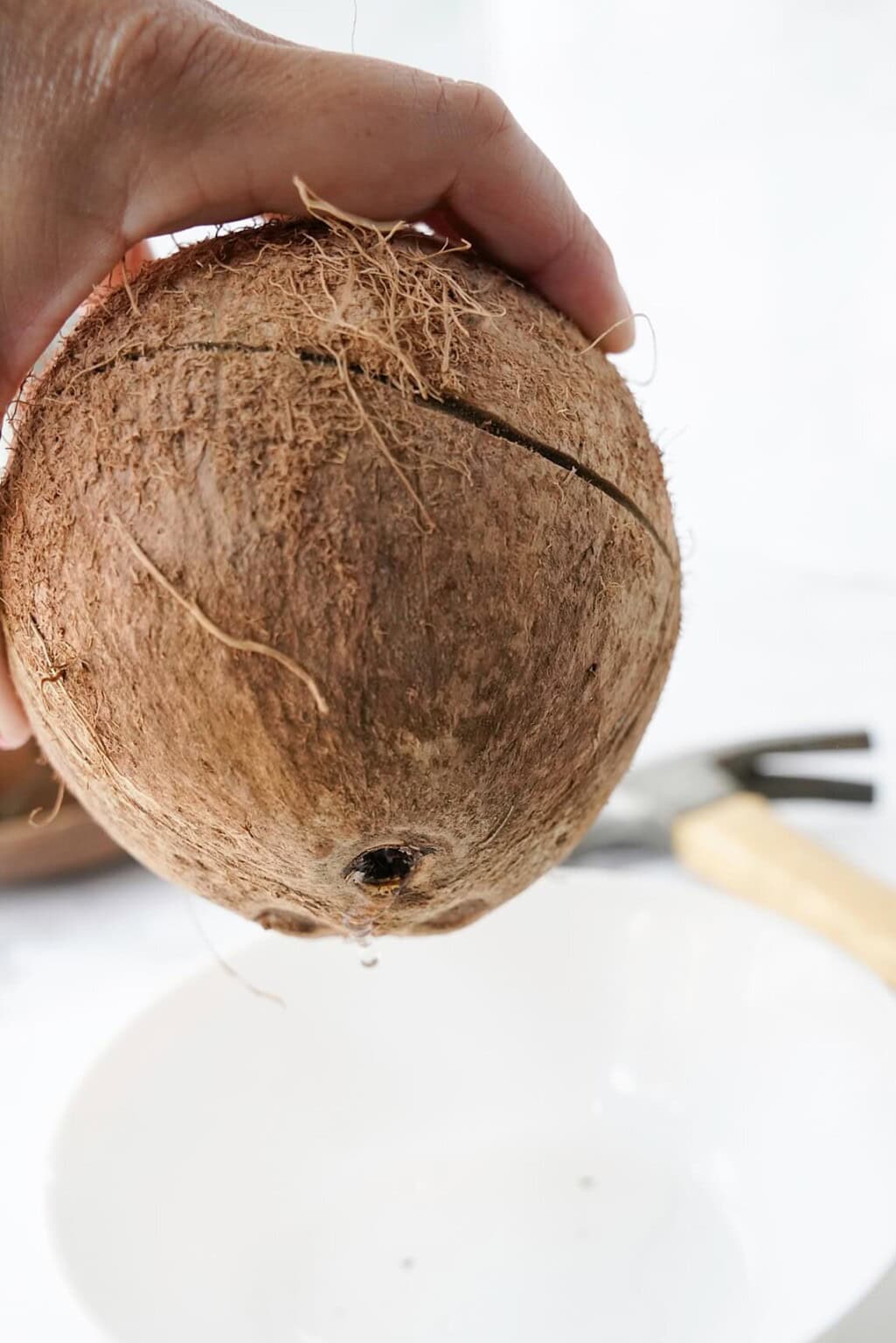 How To Open A Coconut - 2 easy methods | The Produce Mom