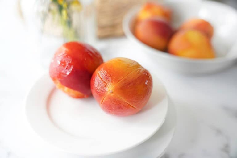How To Peel Peaches - The Produce Moms