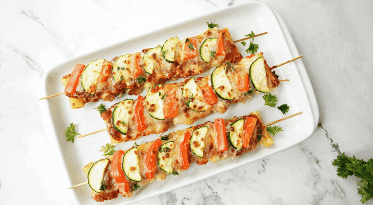 Veggie Pasta Kabobs - The Produce Moms