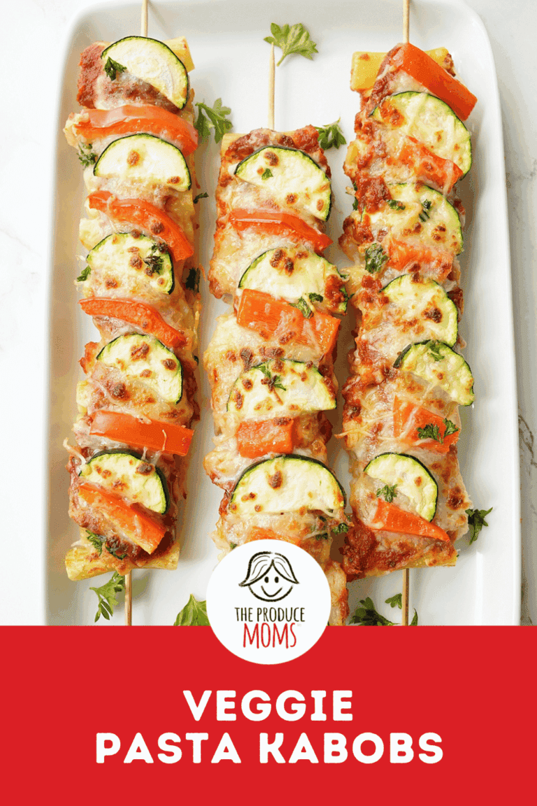 Veggie Pasta Kabobs - The Produce Moms